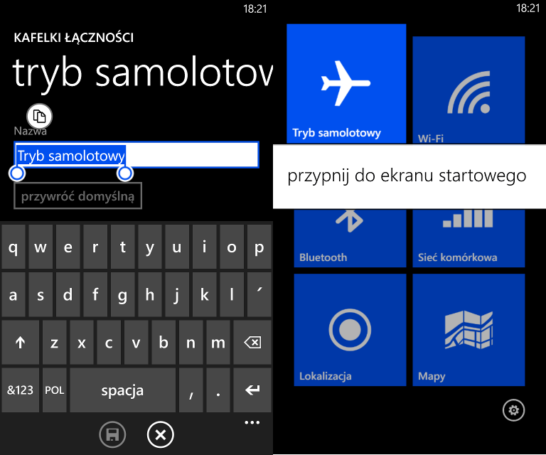 Polska aplikacja tygodnia: Kafelki łączności na Windows Phone - Softonic