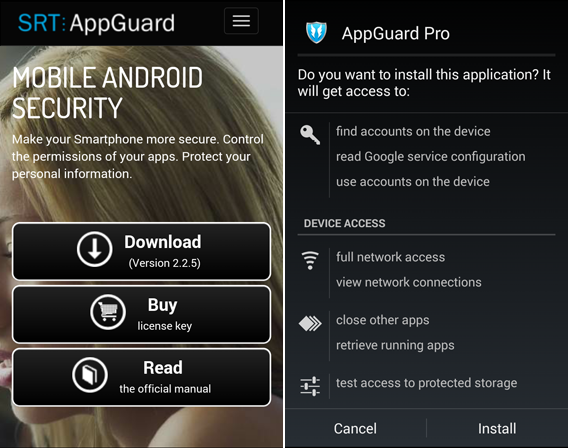 Android pod kontrolą. Ogranicz uprawnienia aplikacji dzięki AppGuard ...