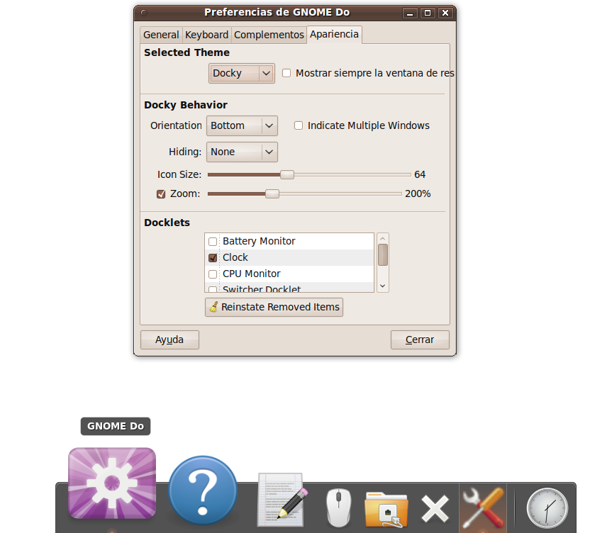 Docky: el dock definitivo para Linux - Softonic