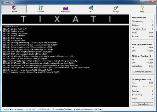 Tixati, un potente cliente BitTorrent - Softonic