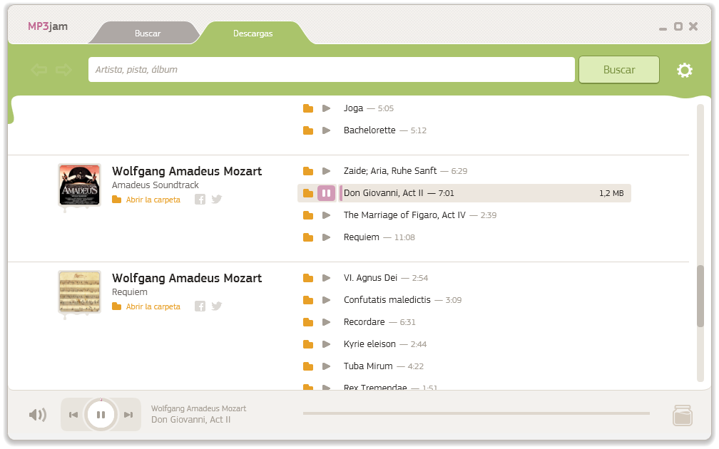 Descarga música al instante y sin preocupaciones con MP3Jam - Softonic