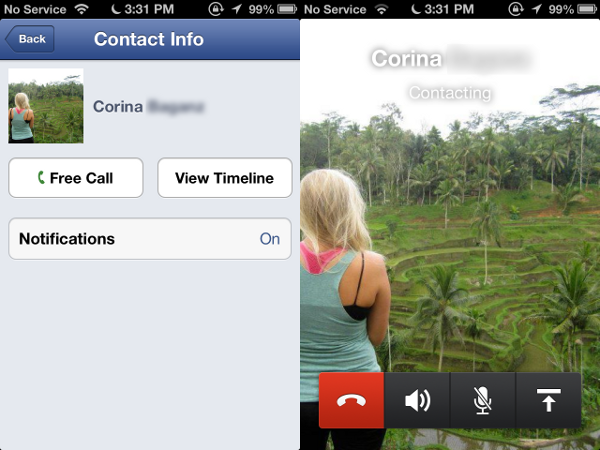 Facebook Messenger para iPhone, ahora con llamadas gratis - Softonic
