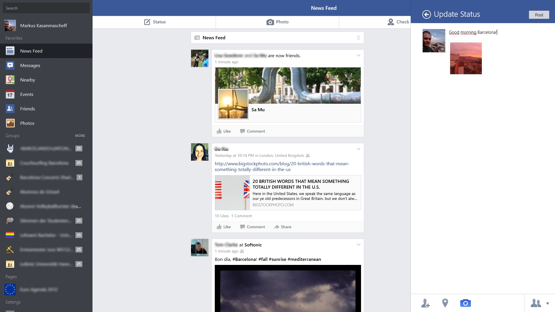 Facebook lanza su aplicación para Windows 8.1 - Softonic