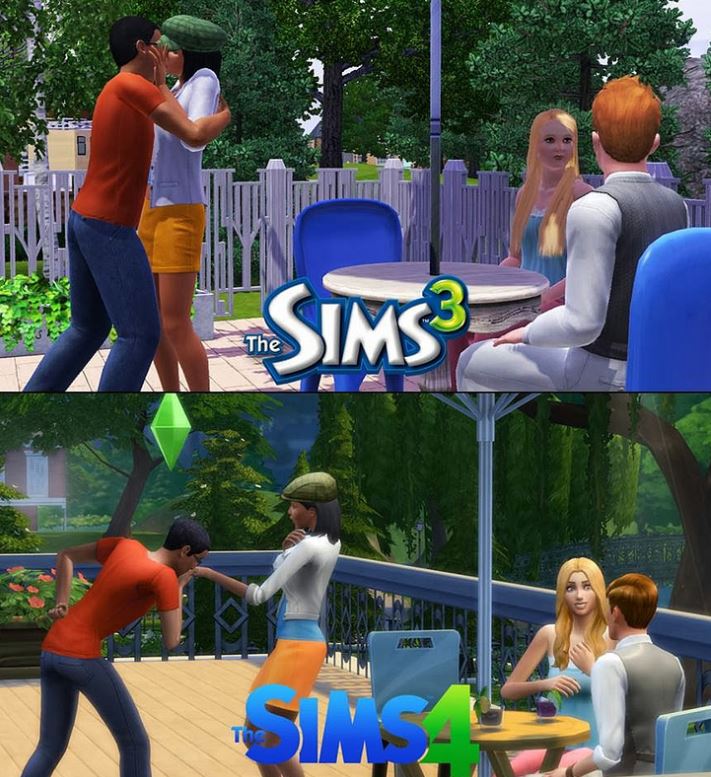 Los Sims 4 vs Los Sims 3: nuevas comparativas gráficas con imágenes ...