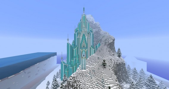En Minecraft existe el castillo de hielo de Frozen: imágenes de muestra ...
