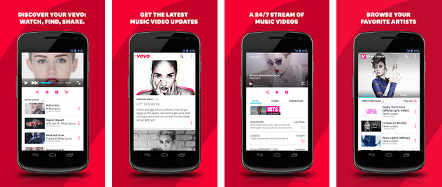 Vevo para Android se actualiza y recibe un rediseño completo - Softonic