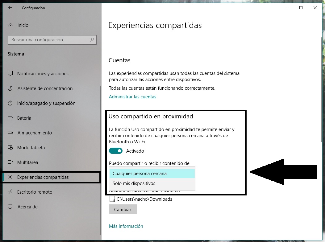 Windows 10: cómo utilizar el “uso compartido en proximidad” - Softonic