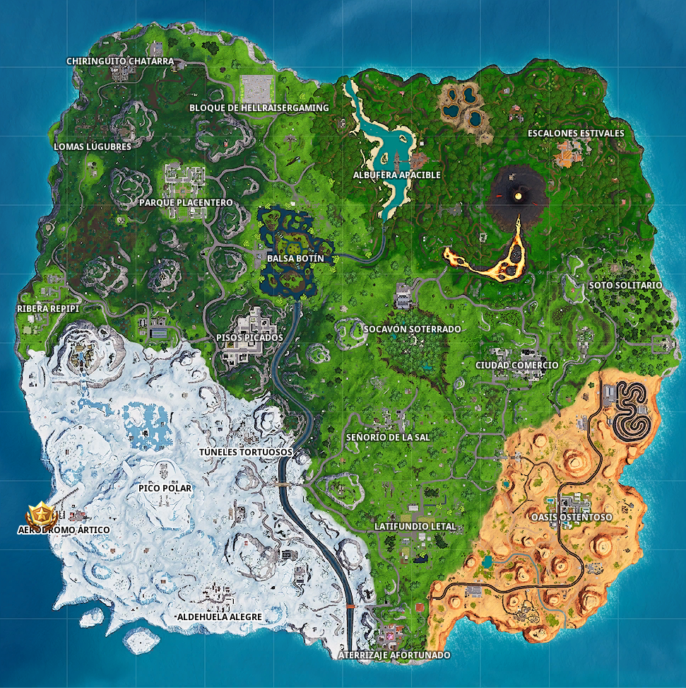 Busca la señal de mapa del tesoro en Oasis Ostentoso: Desafío de la ...
