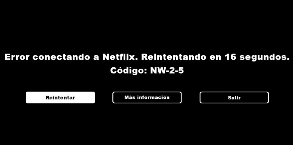 Netflix: Soluciona el error NW-2-5 fácilmente - Softonic