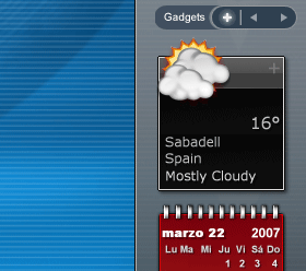 Thoosje Vista Sidebar: an unstable pack of desktop gadgets - Softonic