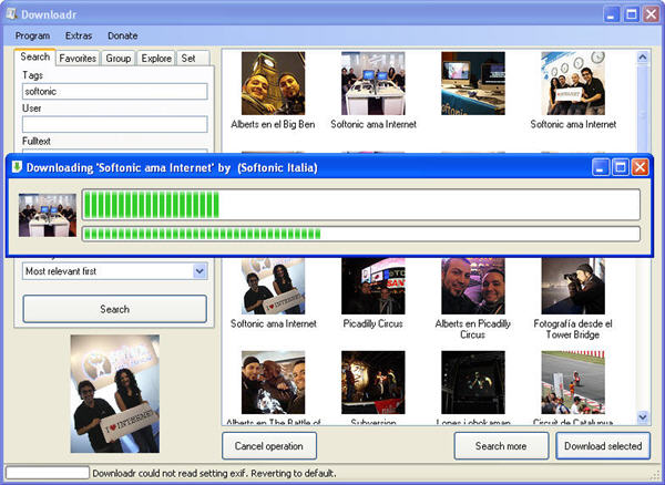 Download multiple images from Flickr with Downloadr - Softonic