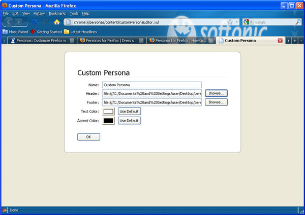 How to: Create your own Personas theme - Softonic