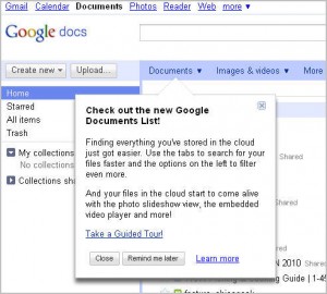 A new interface design for Google Docs - Softonic