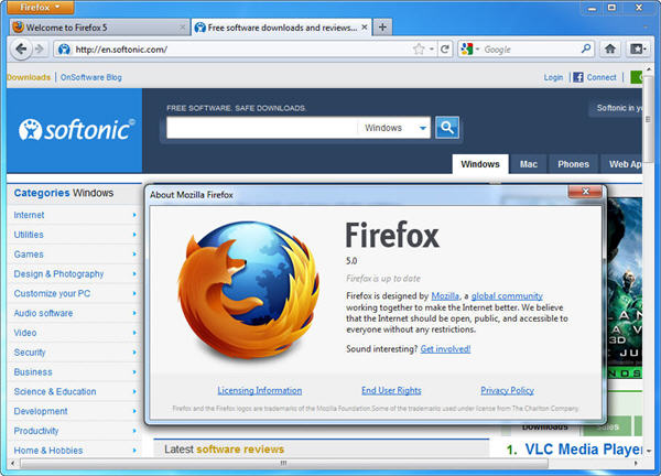 Firefox 5 available for download - Softonic