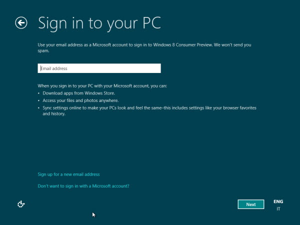 Windows 8 Guide: How to configure your Windows Live account - Softonic