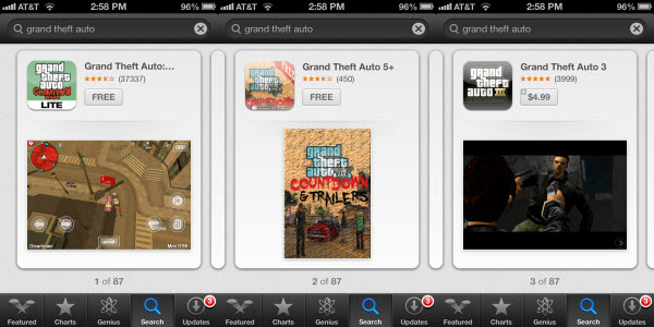 Search problems blight new App Store in iOS 6 - Softonic