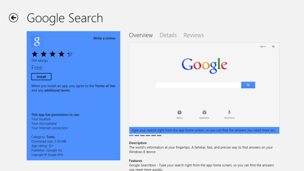 How to get Google Search and Google Chrome on Windows 8 - Softonic