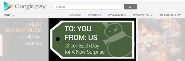 Google Play begins holiday calendar countdown - Softonic