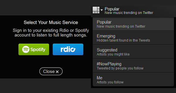 Twitter music service released for iOS and web - Softonic