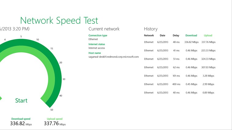 Microsoft’s Network Speed Test app released for Windows 8 - Softonic