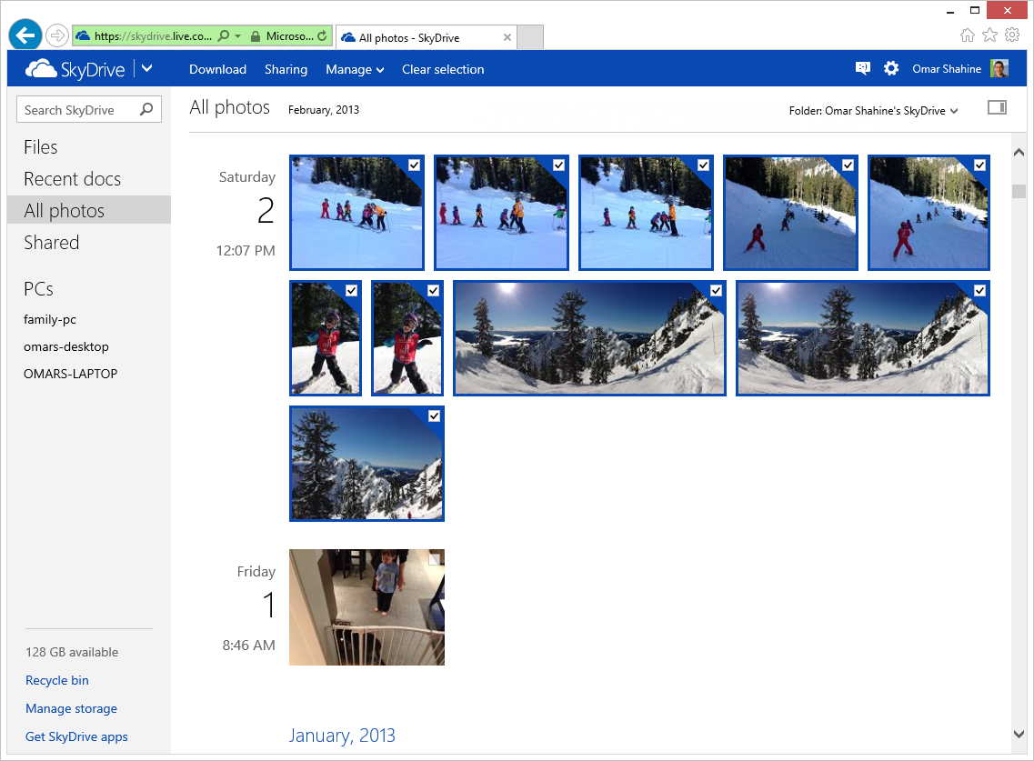 SkyDrive.com updated with new photo and sharing features - Softonic