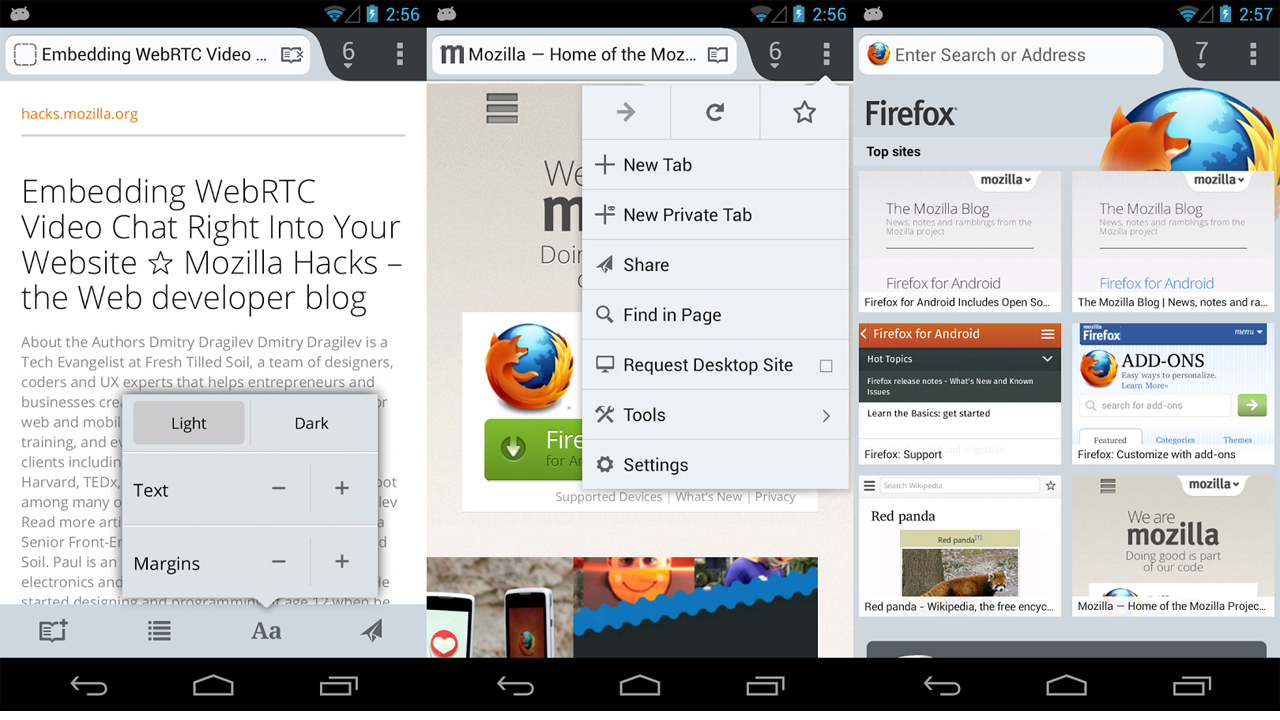 Firefox for Android Beta brings Reader improvements, NFC sharing - Softonic