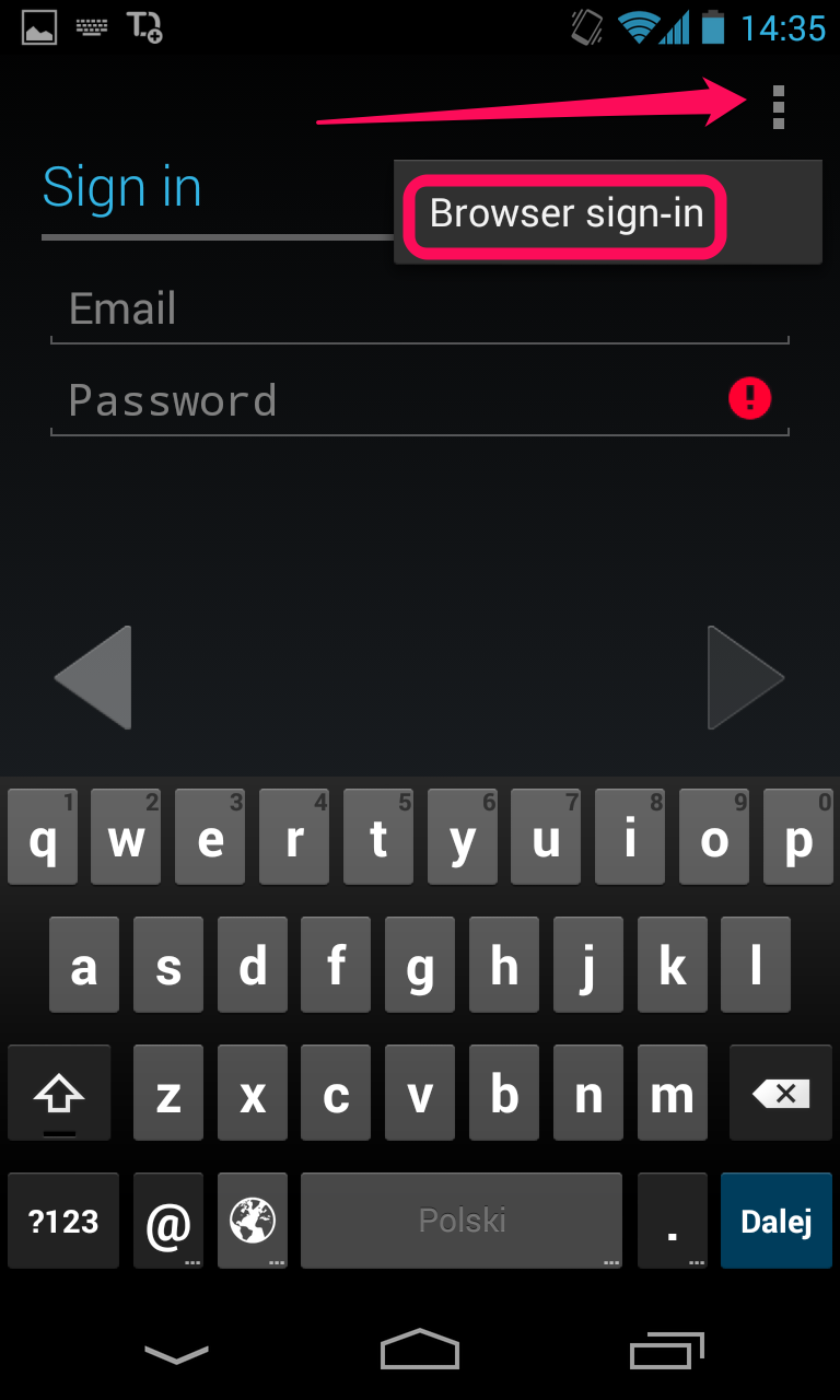 Google Play Basics part 3: Recover your forgotten password - Softonic