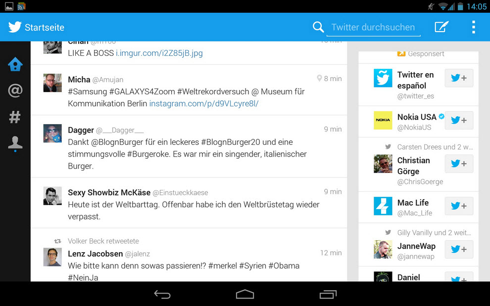 Twitter for Android tablet app leaked - Softonic