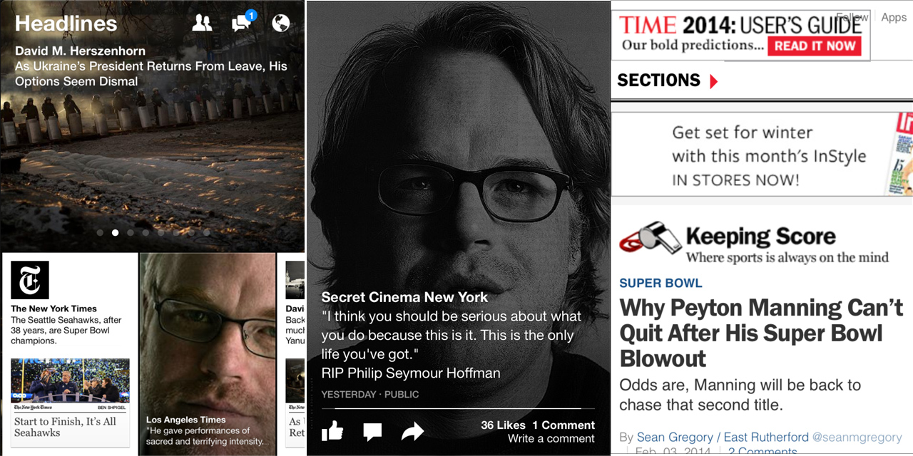 Facebook Paper turns the social network into a personalized newsroom ...