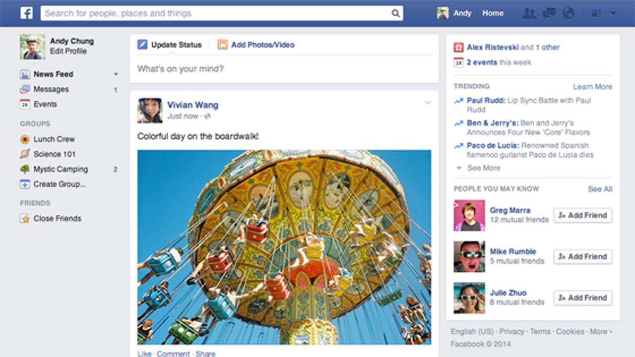 Facebook unveils new News Feed design - Softonic