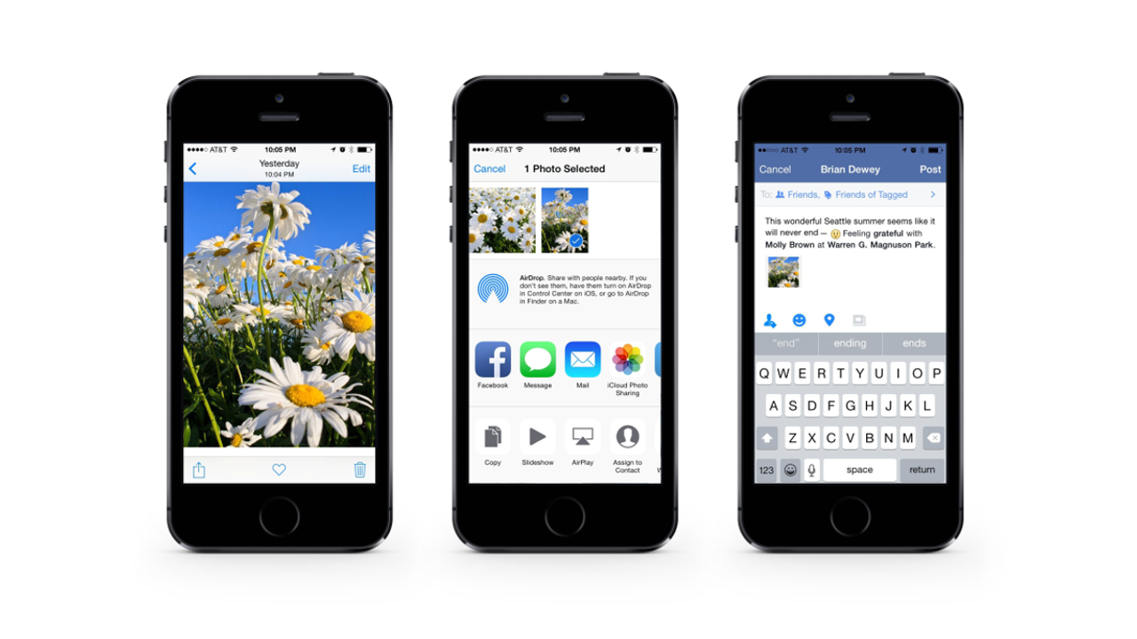 Facebook for iOS 8 offers more control for sharing your location - Softonic