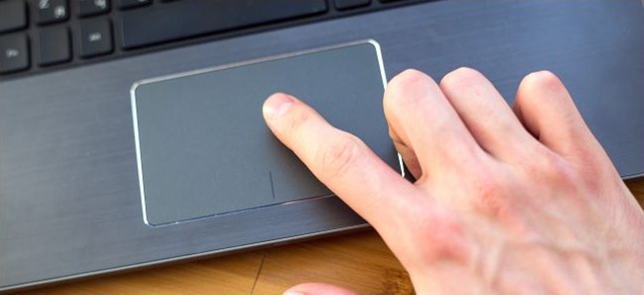 Touchpad for computer store