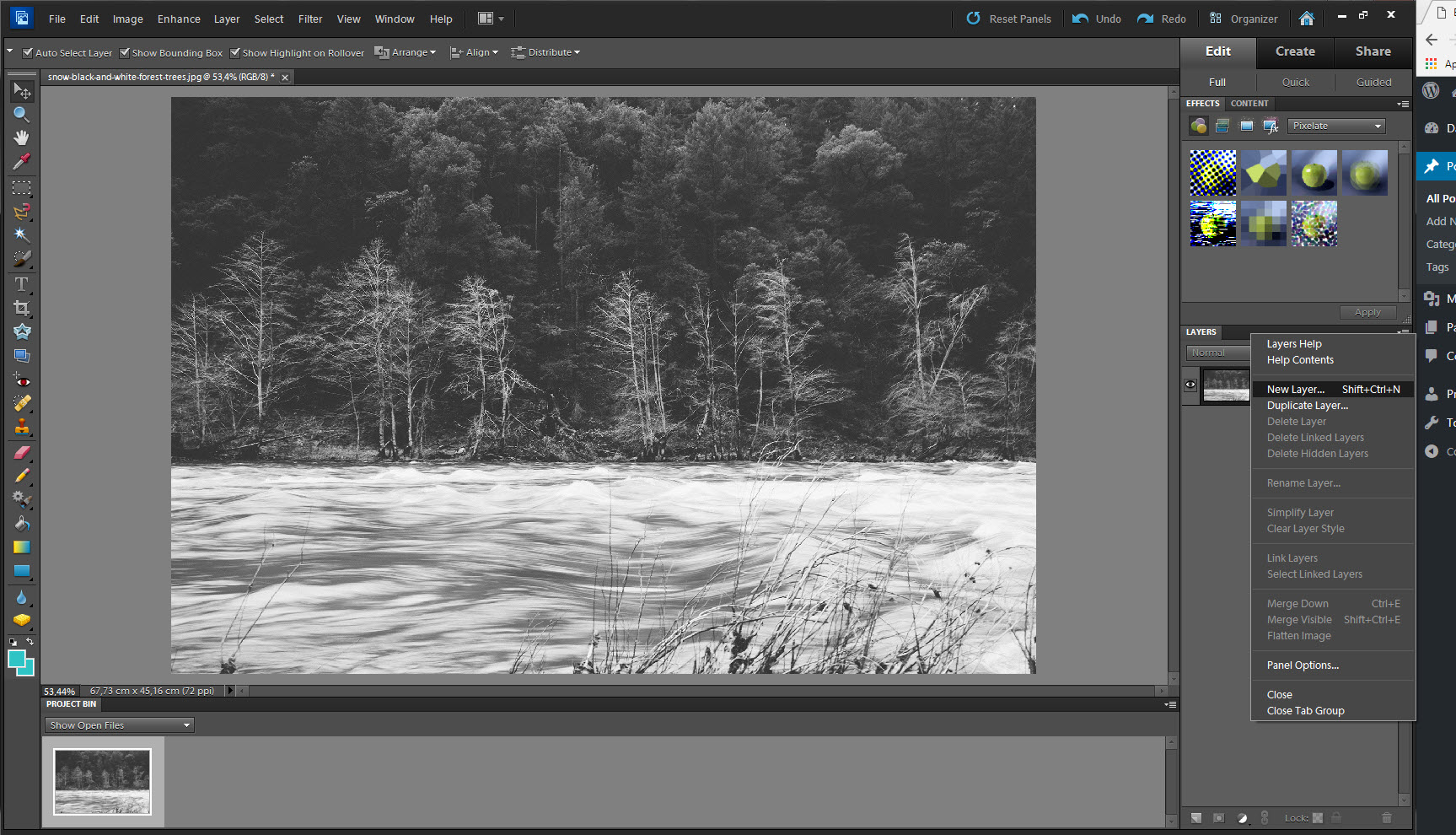 How to add snow to your photos using Photoshop - Softonic
