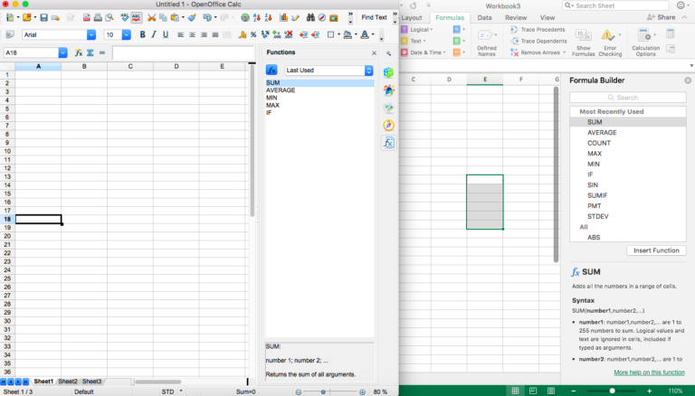 5 key differences between Excel and OpenOffice Calc - Softonic