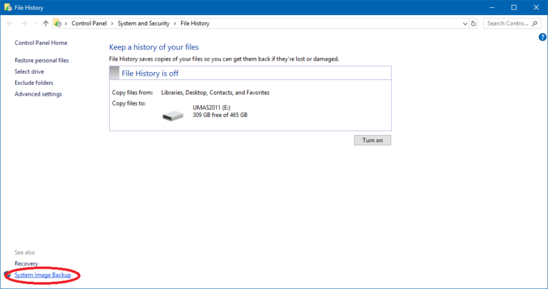 How to create a backup system image with Windows 10 - Softonic
