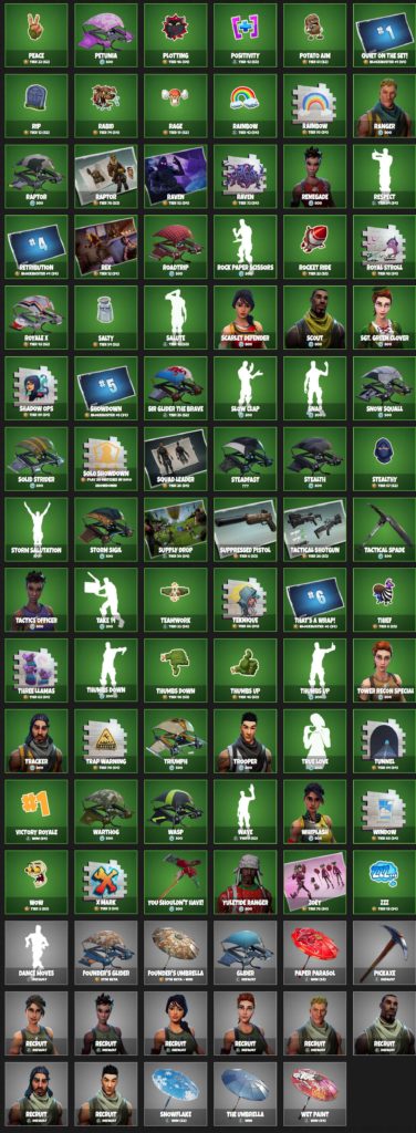 A complete list of all available items in the Fortnite store - Softonic