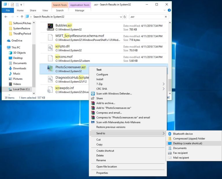 How to create a Windows 10 desktop shortcut to use your photos as a ...
