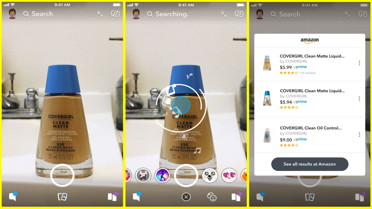 Snapchat uses augmented reality to team up with Amazon - Softonic