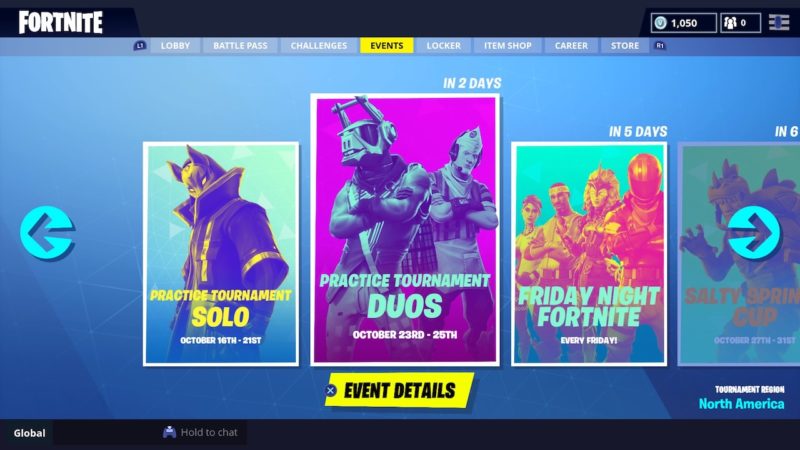 Fortnite introduces Tournament Events - Softonic