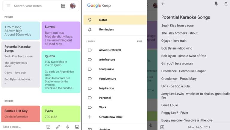 Check out Google Keep’s new design - Softonic