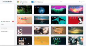 Make your own Google themes with ThemeBeta - Softonic