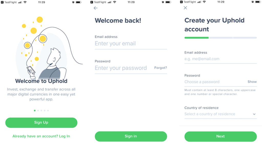 The Uphold app: a world of money in your hand - Softonic