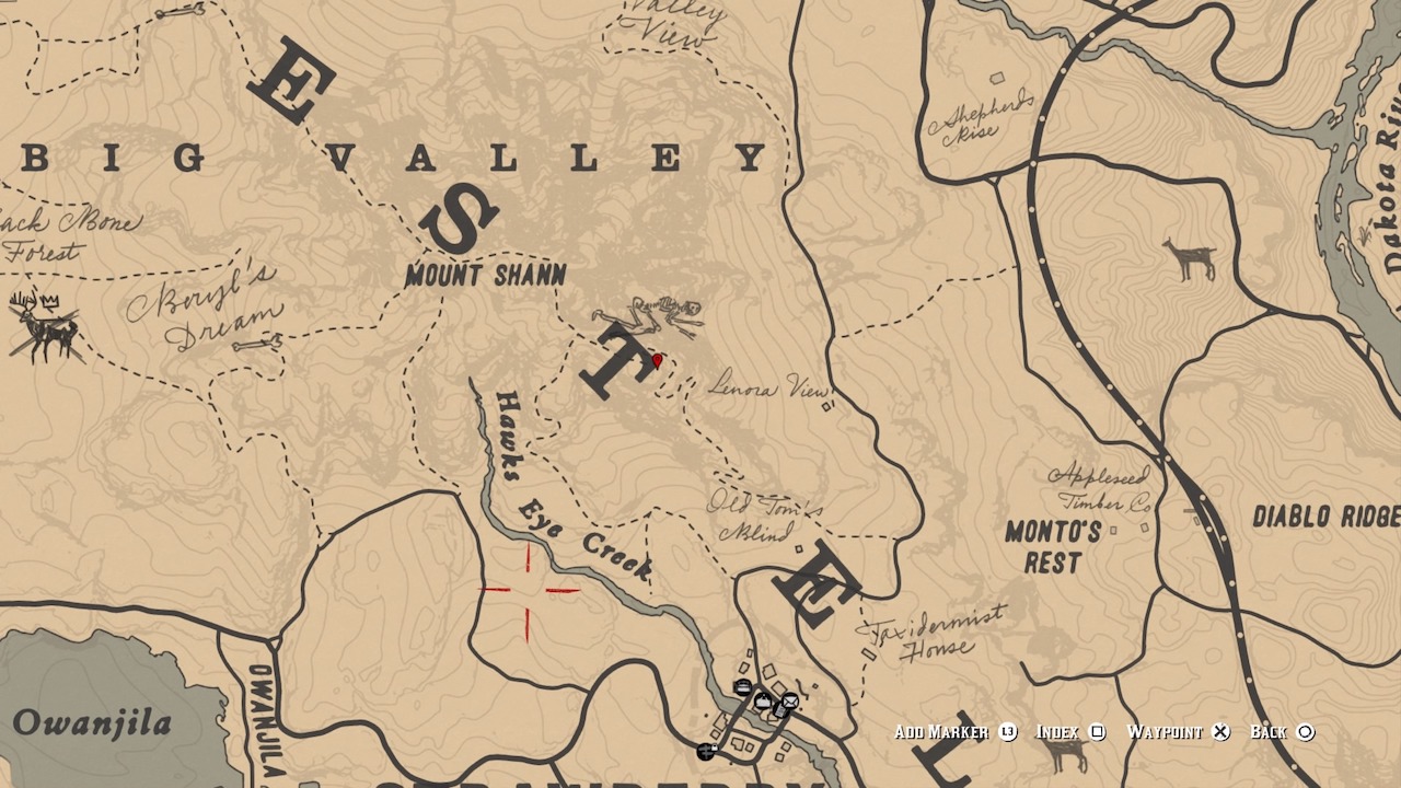 Red Dead 2: maps to all rock carving locations - Softonic