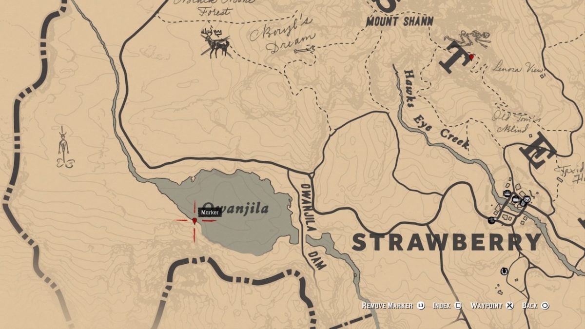 Red Dead 2: maps to all rock carving locations - Softonic