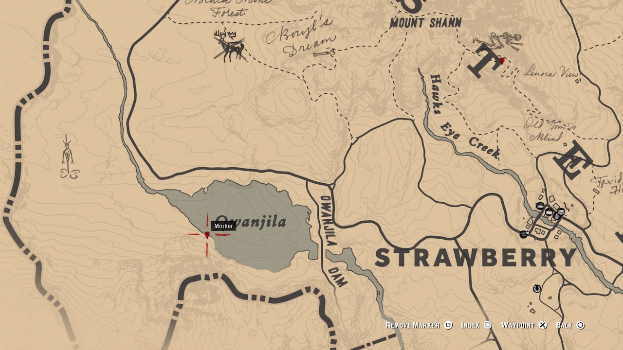 Red Dead 2: maps to all rock carving locations - Softonic