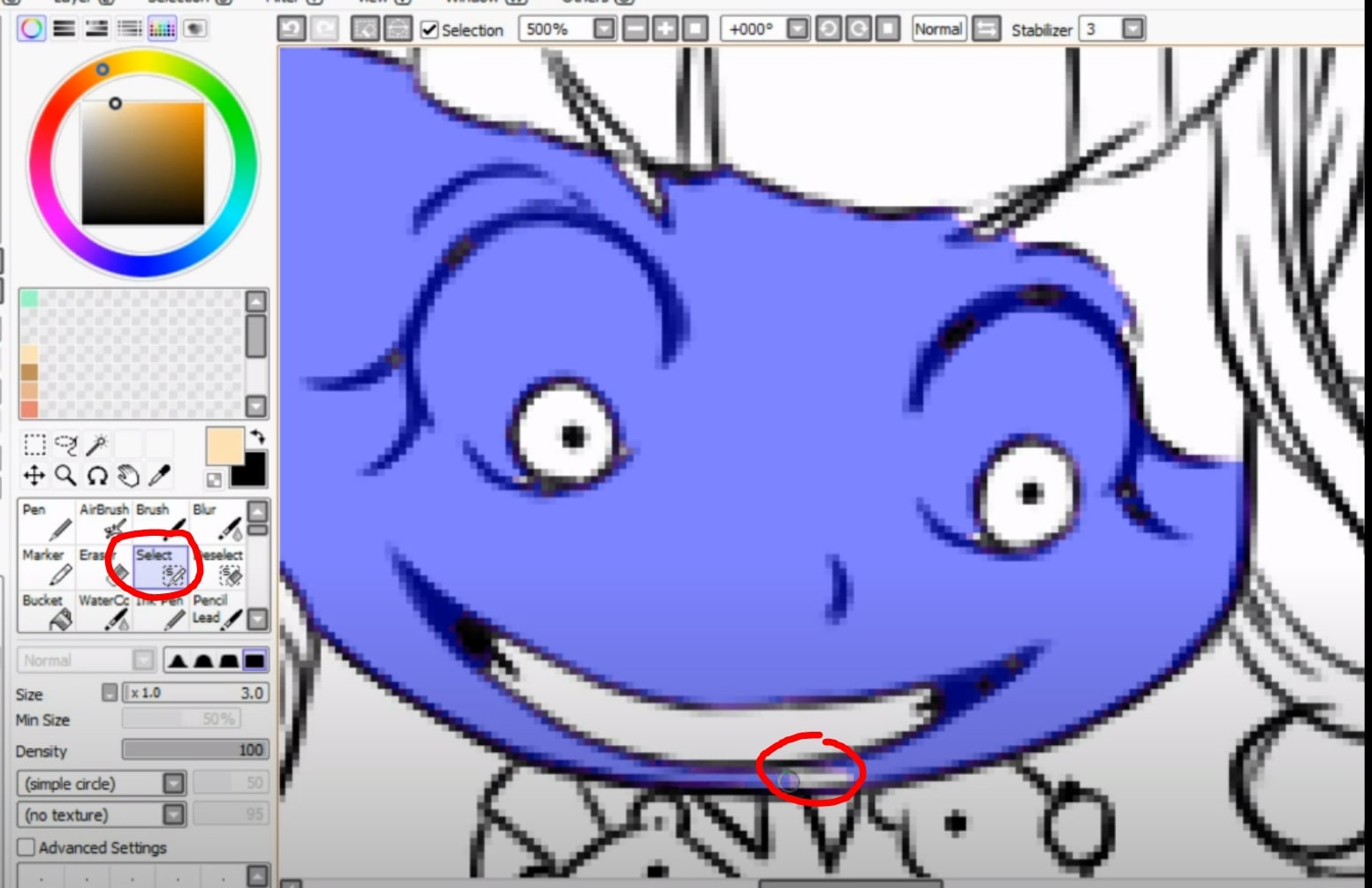 How to Refine the Magic Wand Lines in PaintTool SAI in 3 Easy Steps ...