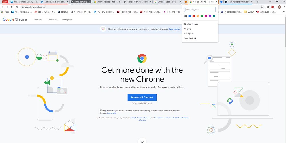 How to change your tab layout in Chrome - Softonic