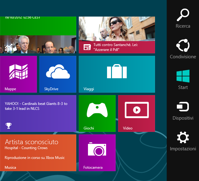 Aspettando Windows 8: la Charm Bar - Softonic