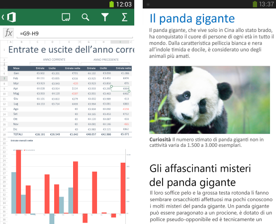 Office Mobile for Office 365 per Android disponibile in Italia - Softonic