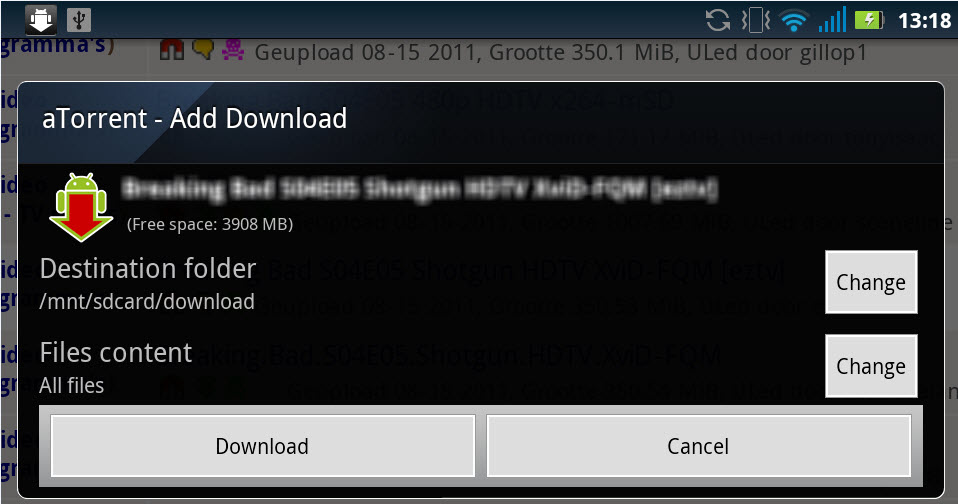 Torrents downloaden op je Android-telefoon of tablet - Softonic